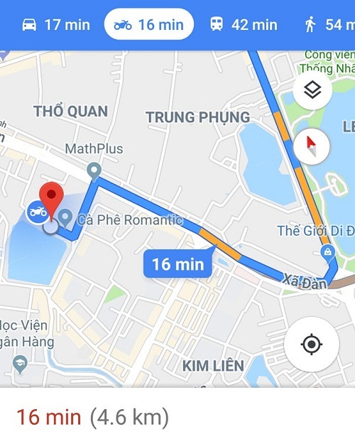Bản đồ Google Maps thêm chế độ dẫn đường cho xe máy tại Việt Nam ...