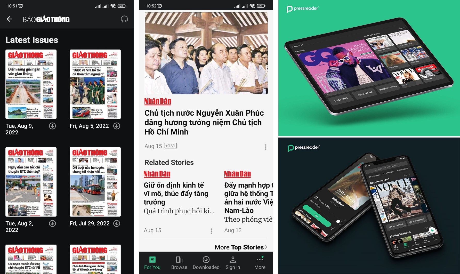 Chuyên trang Dân sinh - Vietnam Airlines triển khai ứng dụng đọc báo, tạp chí điện tử ...