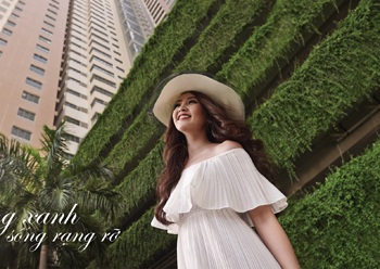 Chuyên trang Dân sinh - Á hậu Thụy Vân thích không gian xanh Mulberry Lane | Báo Dân trí