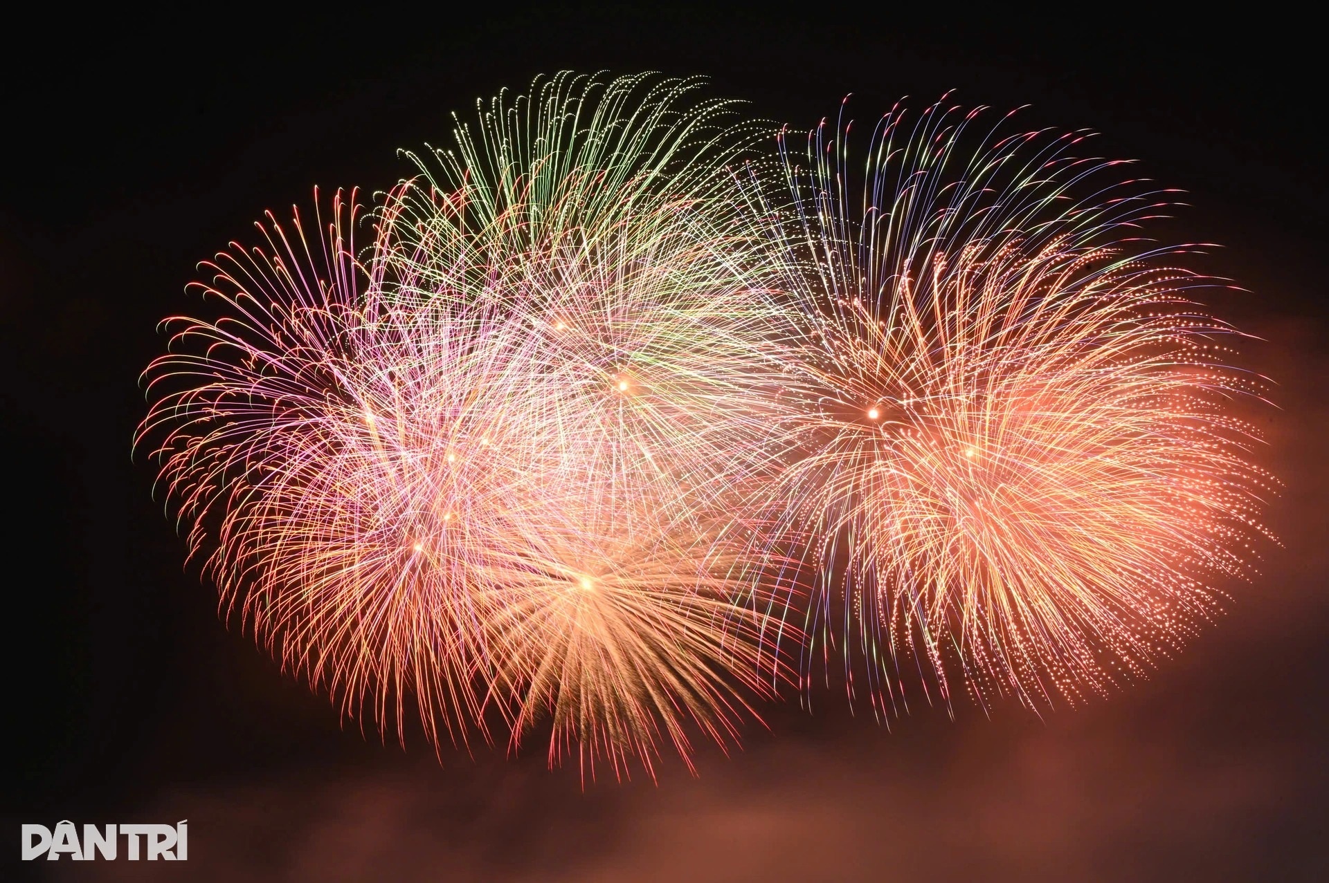 Fireworks flare over HCM City for New Year celebrations