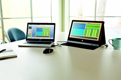 Màn hình cơ động HP U160: Mở rộng không gian cho máy tính xách tay ...