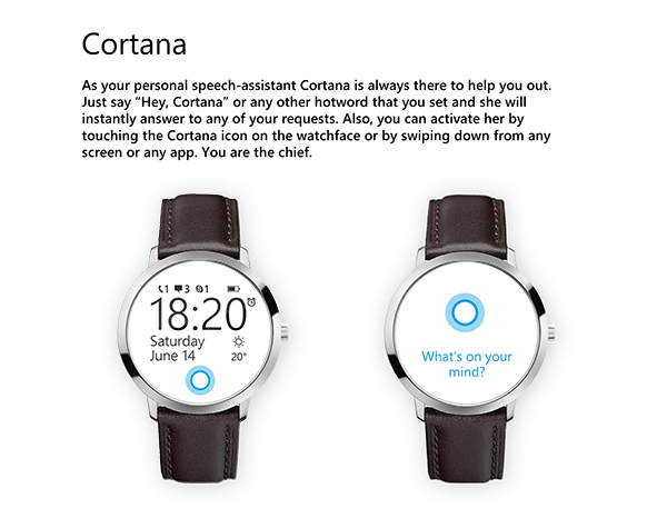 Độc đáo ý tưởng thiết kế smartwatch sử dụng Windows của Microsoft | Báo ...