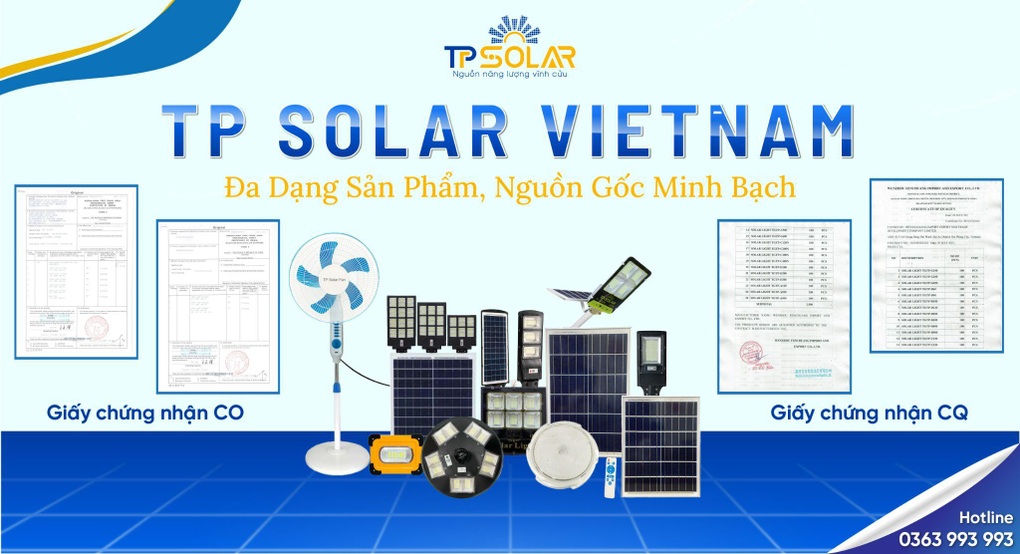 TP Solar phân phối đèn năng lượng mặt trời chính hãng | Báo Dân trí