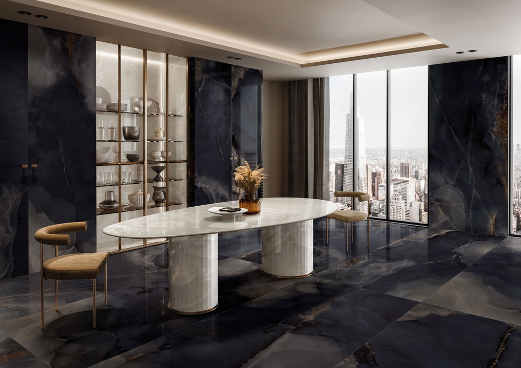 Gạch marble màu lạ khuấy động xu hướng nội thất châu Âu | Báo Dân trí