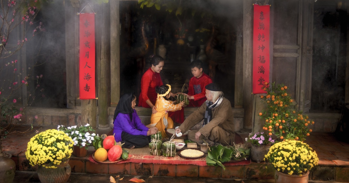 Quây quần bên gia đình ngày Tết | Báo Dân trí