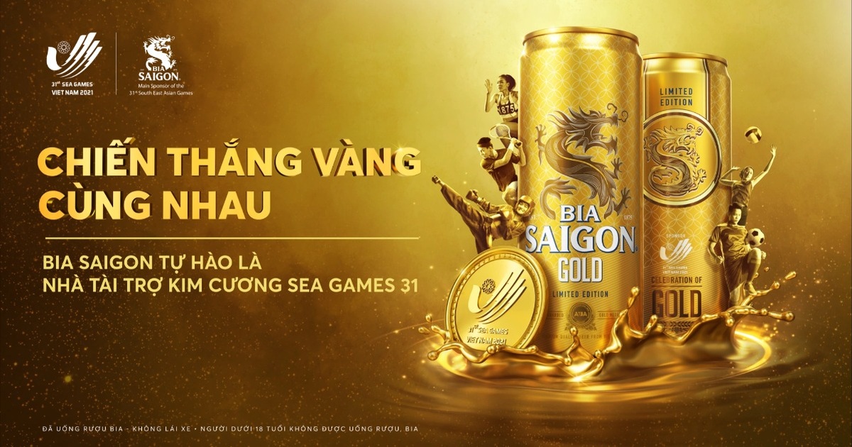Bia Saigon Gold đồng hành cùng SEA Games 31 | Báo Dân trí