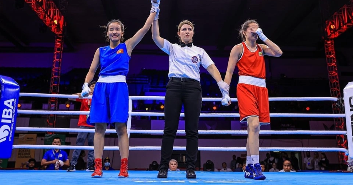Nữ võ sĩ Việt Nam giành chiến thắng ấn tượng ở giải Boxing thế giới ...
