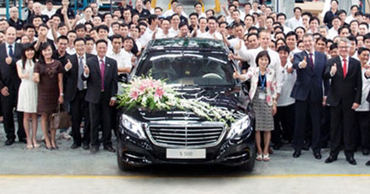 Việt Nam là nước thứ hai trên thế giới lắp ráp S-Class | Báo Dân trí